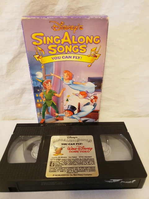 VHS DISNEY'S SING Along Songs Volume 3 You Can Fly! £5.66 - PicClick UK