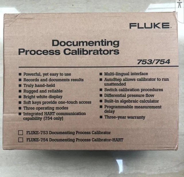 CALIBRATEUR DE PROCESSUS multifonction de documentation Fluke 754 HART NIST 2023 EUR 8.292,60 ...