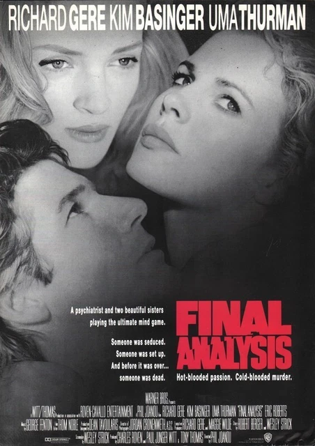 RICHARD GERE - FINAL ANALYSIS - Production Notes & 6 x 10 RICHARD GERE - FINAL ANALYSIS - Production Notes & 6 x 10