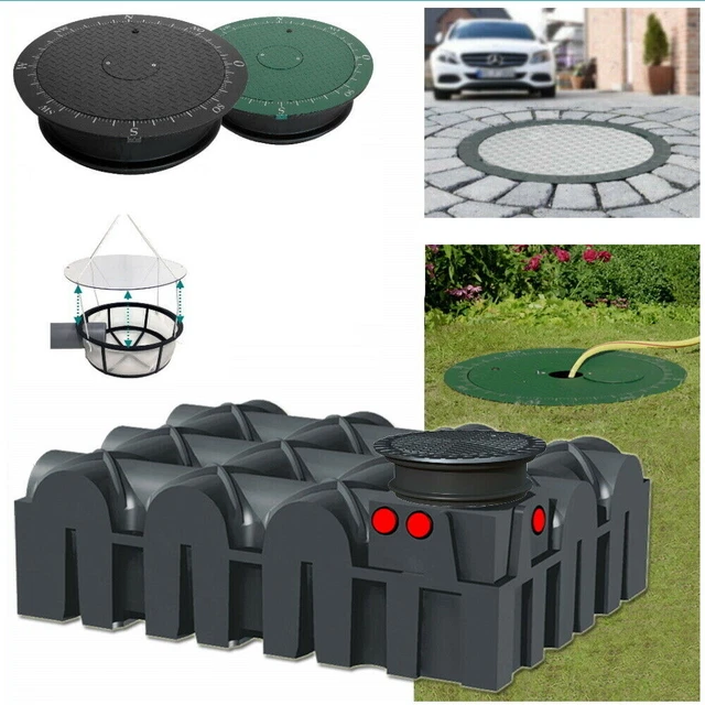 FLACHTANK REGENWASSERTANK ZISTERNE Erdtank Wassertank 5000 L inkl ...