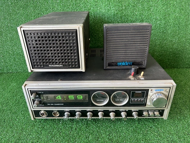 UNIDEN PRESIDENT MADISON CB w/ Speaker & Base Station - Working - Fast ...