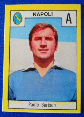 FIGURINA CALCIO RELI' 1969-70 - PAOLO BARISON - NAPOLI - new EUR 6,90 ...