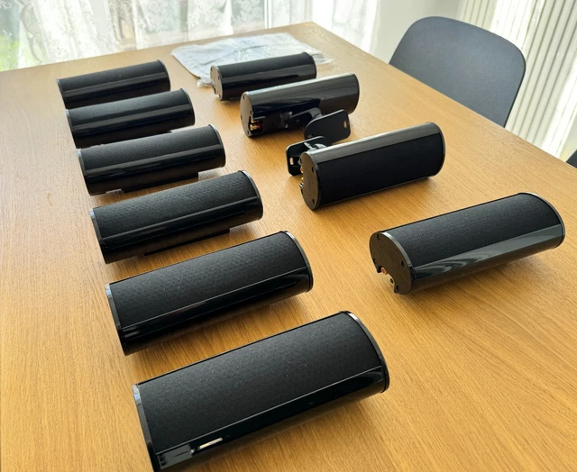 KEF HTS7001 10 Speakers - ideal for Atmos Setup - with Wharfedale SW150 ...