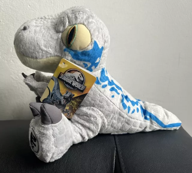 Jurassic World Camp Cretaceous Chunky Blue Raptor Dinosaur 10 Soft Toy