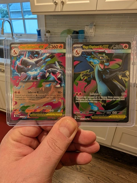 POKEMON TCG MEGA Charizard X Ex Double Rare & Full Art - Phantasmal ...