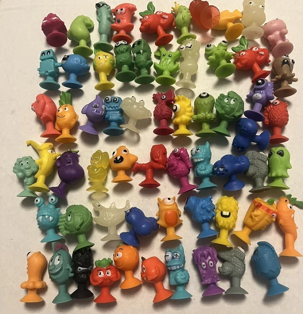 STICKEEZ 50 LIDL Collectable Figures Bundle Fruit Veg Sea Creatures ...