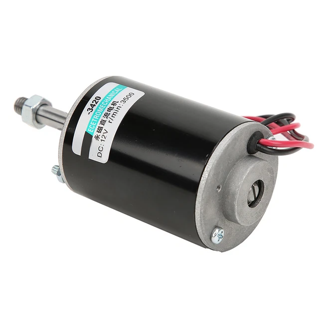 MINI PERMANENT MAGNET DC Motor 12V/24V CW/CCW Reversible Electric Gear ...