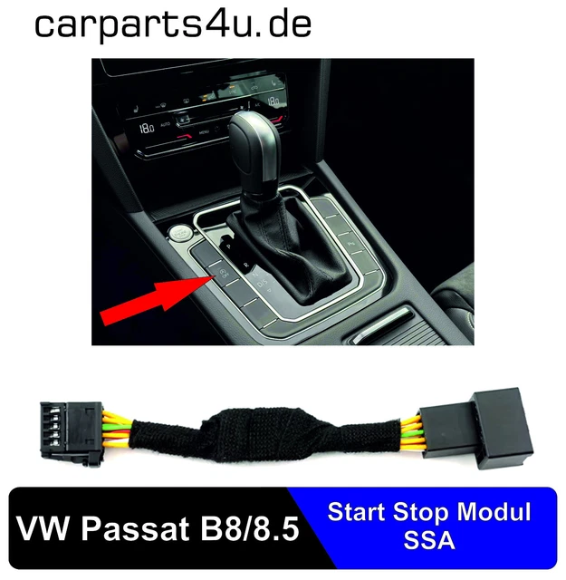 VW PASSAT B8/8.5 SSA Start Stop Automatik Modul Plug & Play Memory ...