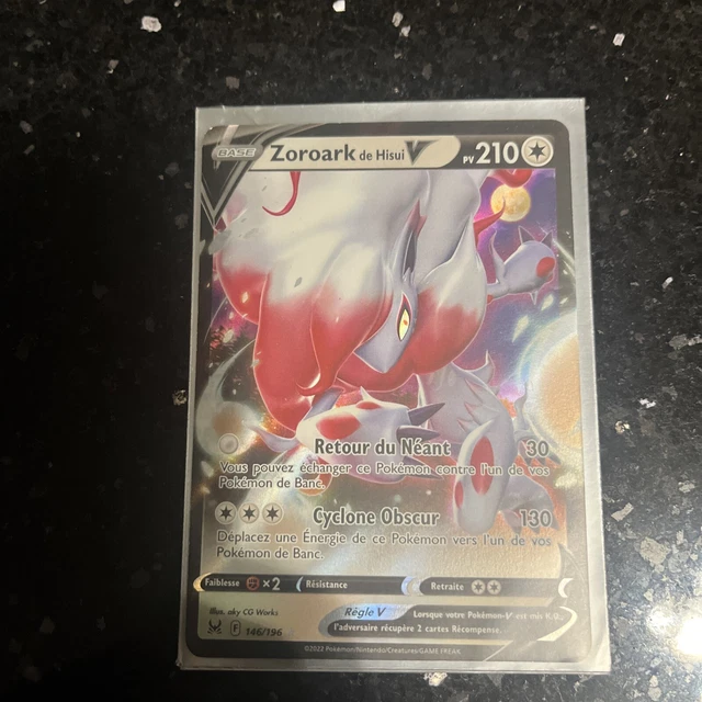 CARTE POKÉMON ZOROARK De Hisui V 146/196 Origine Perdu EUR 1,00 - PicClick FR