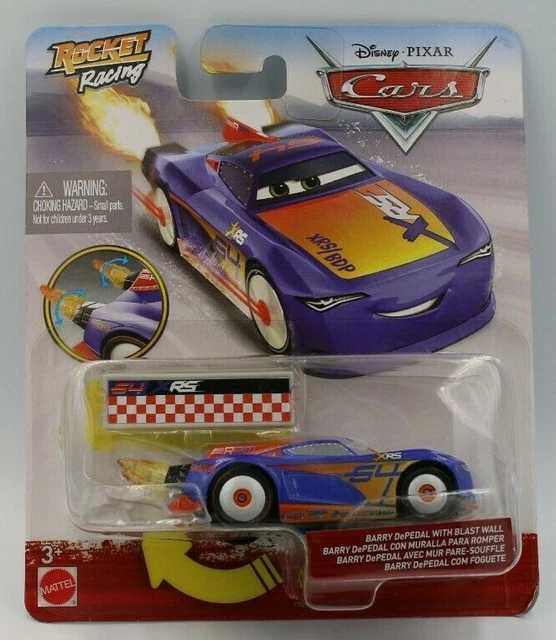 DISNEY PIXAR CARS Xrs Rocket Racing Barry Depedal Blast Wall £9.36 ...