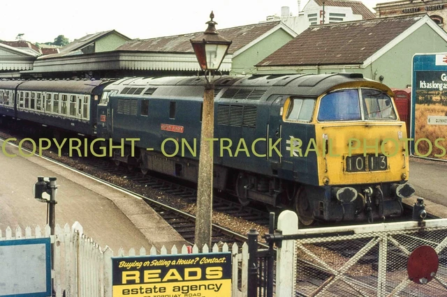 UK RAILWAY PHOTOGRAPH Of Class 52 Western D1013. Rm52-48 £1.70 ...