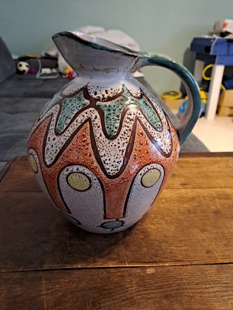 ANCIEN GROS PICHET Faience Céramique Vallauris Style Robert Picault Art Déco EUR 15,00 - PicClick FR