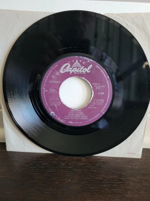 JOHN LENNON - Imagine - Usa - Capitol - Mfg - Winchester $4.00 ...