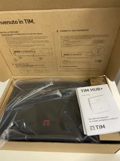 MODEM TIM HUB+ PLUS ZTE H388X ROUTER WIFI 6 VDSL EVDSL FIBRA HUB .FTTC ...