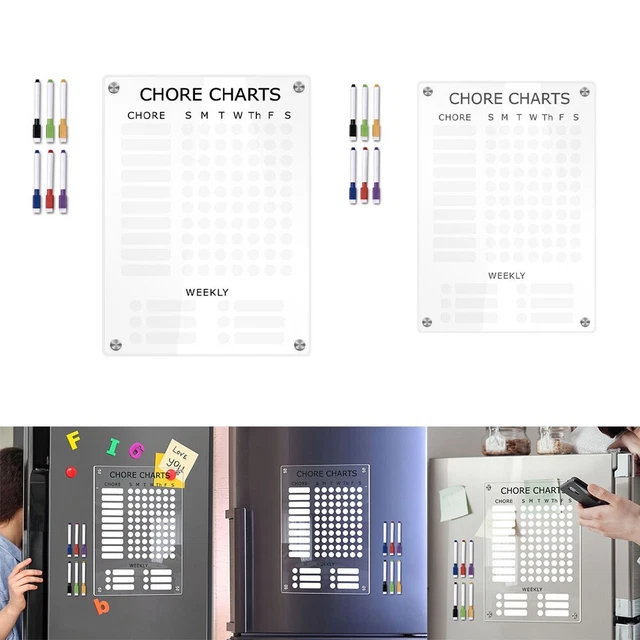 CALENDRIER MAGN TIQUE TRANSPARENT et tableau de m moire pour r frig rateur a EUR 17,15 - PicClick FR