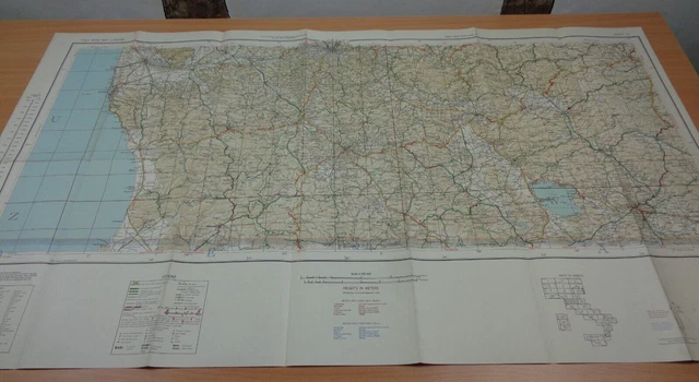 WW2 US ARMY map of ITALY "FIRENZE, AREZZO, PISA, LIVORNO, PERUGIA ...