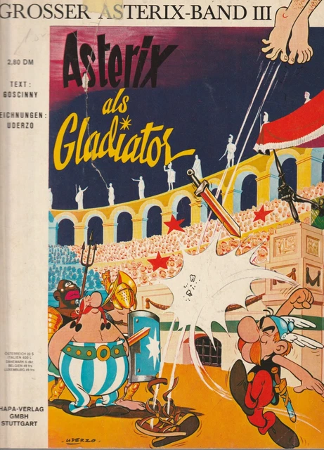 GROSSER ASTERIX-BAND III - Asterix als Gladiator, 1969 EUR 14,99 - PicClick DE