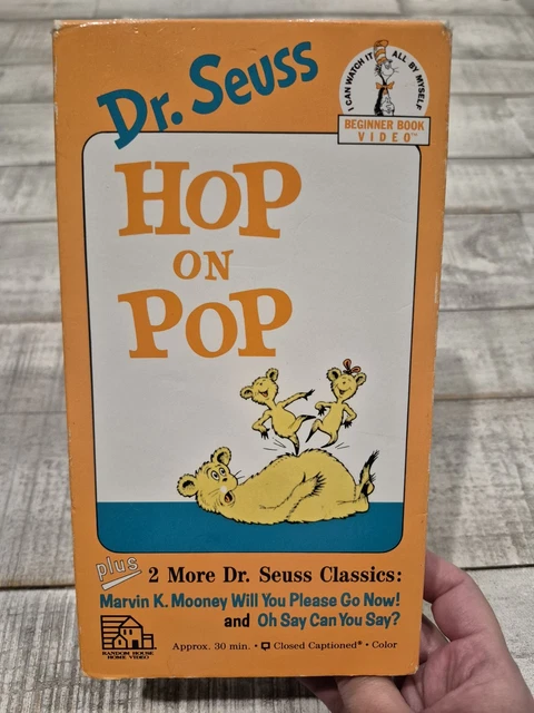 DR. SEUSS: HOP on Pop (VHS, 1992) $13.25 - PicClick CA