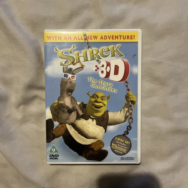 SHREK/SHREK: THE STORY Continues (3D) DVD (2004) Andrew Adamson, Jenson ...