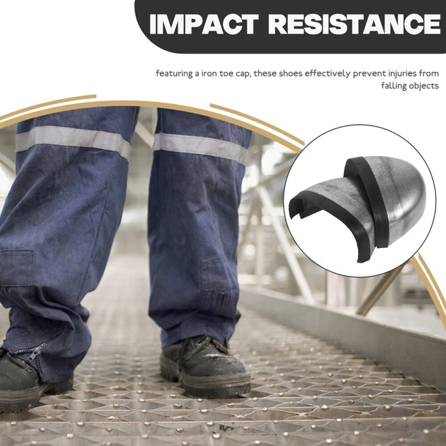 1 PAIR IRON Toe Caps Work Shoes Toe Guards Covers Protective Safety Toe ...