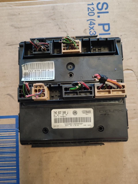 VW CARAVELLE TRANSPORTER T5 Body Supply Control Module 7H0937049J £180. ...