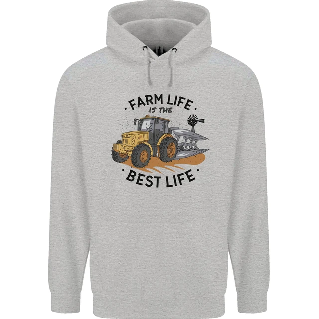 FERME LIFE IS The Best Vie Agriculture Agriculteur Hommes Sweatshirt à ...