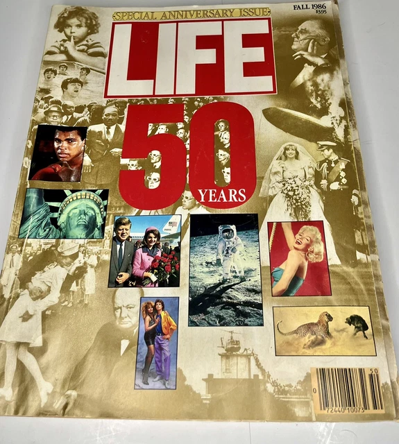 LIFE MAGAZINE 50 Years Special VTG Anniversary Issue Fall 1986 no label ...