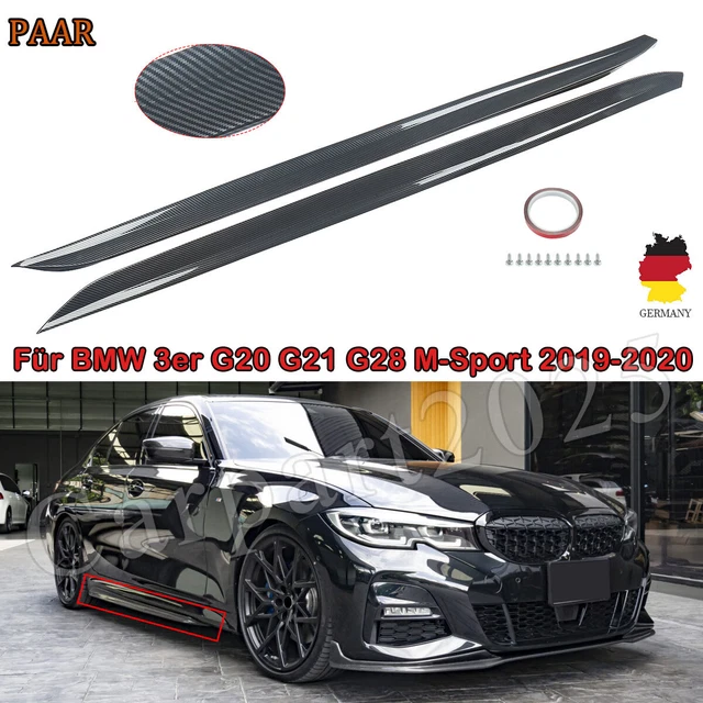 2X SEITENSCHWELLER SCHWELLER Ansatz für BMW 3er G20 G21 320i 330i ...