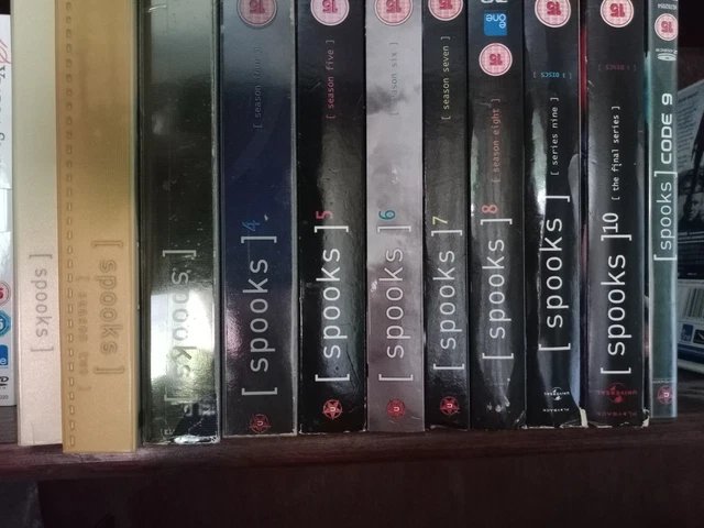 SPOOKS BBC DVD Series 1-10 Complete Collection 1 2 3 4 5 6 7 8 9 10+ Code 9 Used £7.99 - PicClick UK