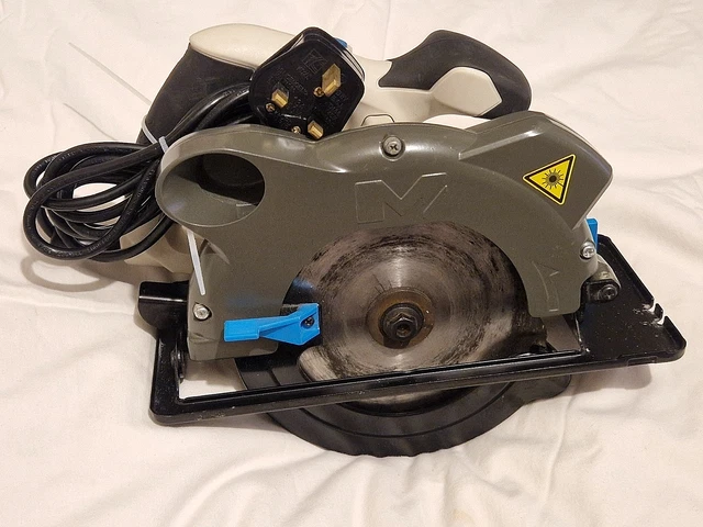 MAC ALLISTER MSCS1200 Circular saw 165mm 220V 1200W with laser (working ...