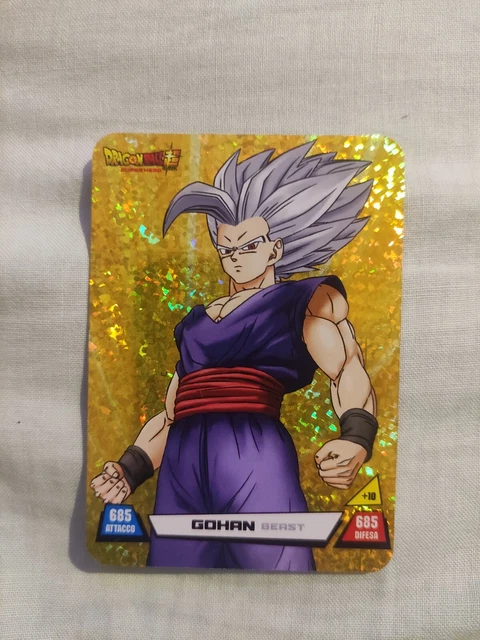 CARTA GOHAN BEAST Gold di Dragon Ball Super Super Hero N.156 EUR 10,00 ...