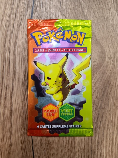 BOOSTER POKÉMON - Rouge Feu Vert Feuille - Illustration Pikachu NEUF ...