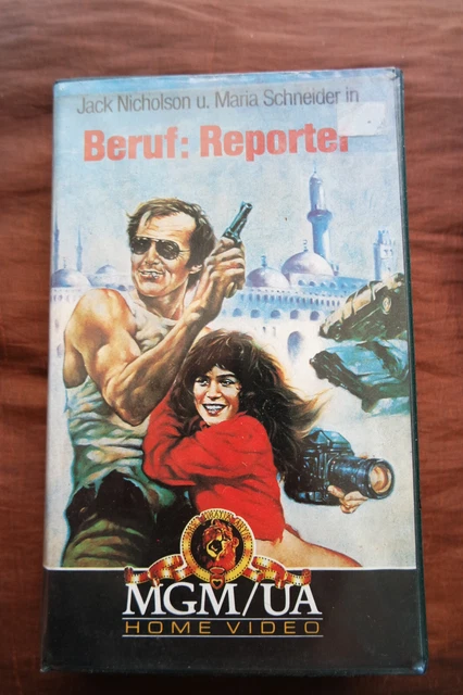 BERUF REPORTER JACK Nicholson Maria Schneider VHS MGM Video Klassiker ...