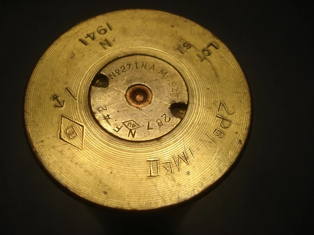 RARE 1941 NAVAL trench art 40mm Mk3 BOFORS Sweden Anti-Aircraft ...