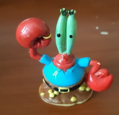 ORIGINAL SPONGEBOB SQUAREPANTS Mr Krabs Figure Collectible Rare - Made ...