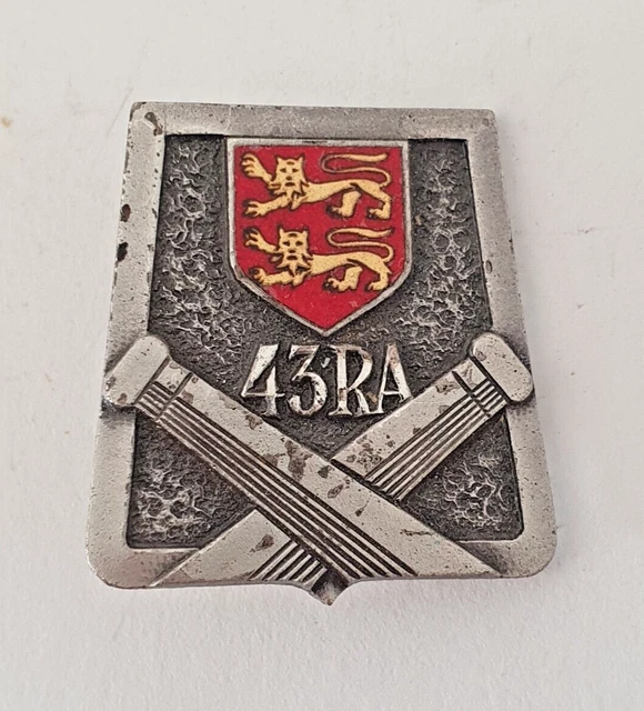 INSIGNE 43° RA Régiment d'Artillerie, Drago Paris EUR 12,00 - PicClick FR