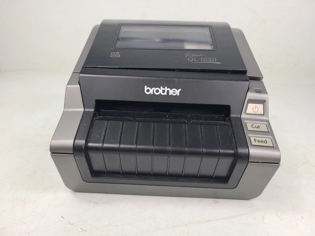 BROTHER P-TOUCH QL-1050 Wide Format Direct Thermal Printer Bundle ...