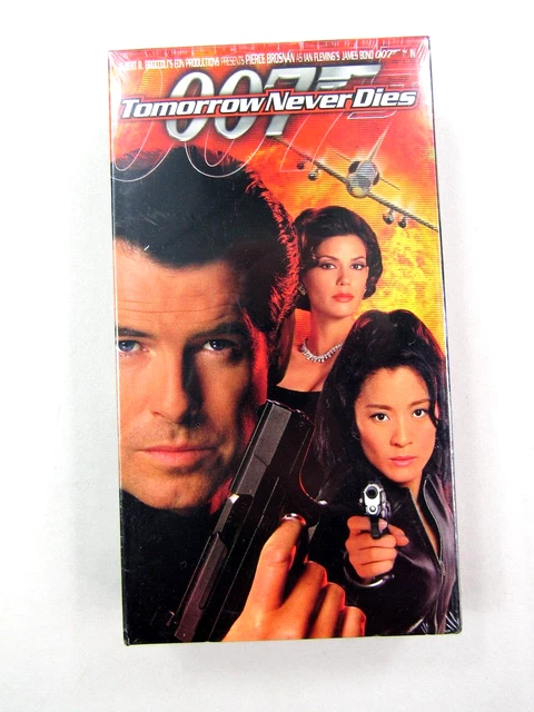 VTG TOMORROW NEVER Dies VHS Video Tape James Bond PG-13 MGM Sealed New ...