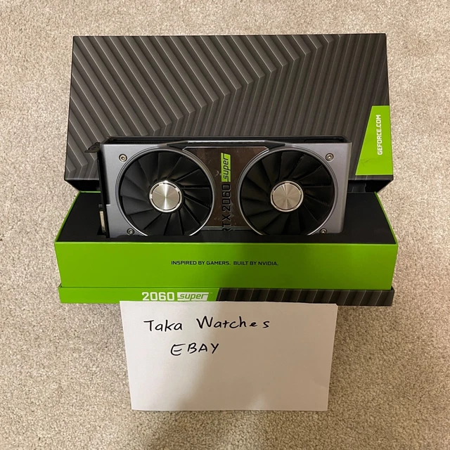 NVIDIA GEFORCE RTX 2060 Super Founders Edition 8GB GDDR6 Graphics Card ...