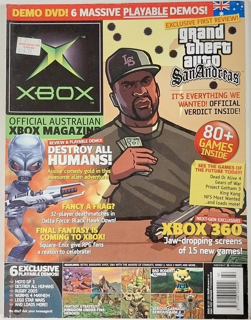 OFFICIAL AUSTRALIAN XBOX Magazine #42 Grand Theft Auto San Andreas GTA ...