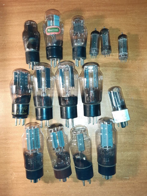 JOB LOT VINTAGE Radio Audio Tube Rectifier Valves £19.29 - PicClick UK