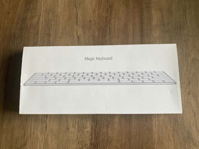 APPLE MAGIC KEYBOARD Bluetooth Tastatur Deutsch Tastatur weiss silber ...
