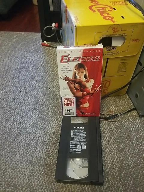 ELEKTRA VHS VIDEO movie Action Marvel Superhero Jennifer Garner 2005 96 ...