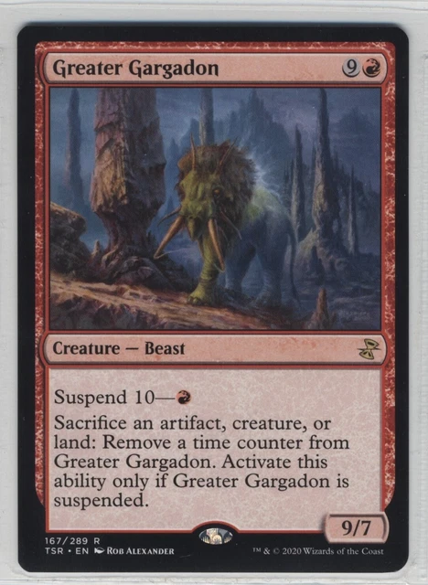 MAGIC THE GATHERING Greater Gargadon Time Spiral Remastered x1 MTG EUR ...