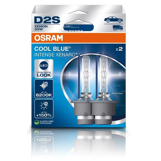 OSRAM D2S XENARC® Cool Blue® Intense (Next Gen) Xenon Duobox EUR 84,29 ...