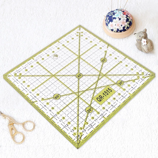 RÈGLE QUADRILLAGE LIGNE Coudre Patchwork De Courtepointe Coupe Tissu Outil EUR 7,28 - PicClick FR