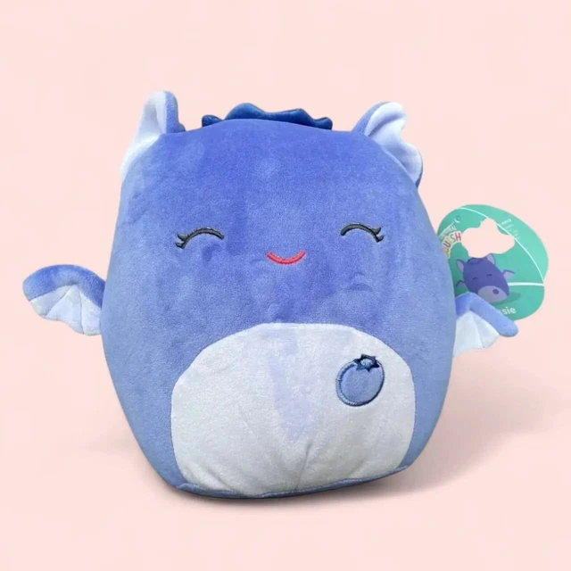 SQUISHMALLOW PLUSH TOY 8" Bessie the Blueberry Bat £20.00 - PicClick UK
