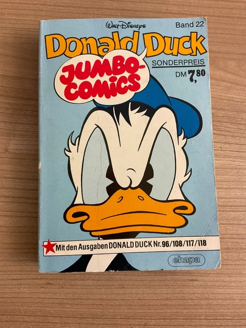 DONALD DUCK JUMBO-COMICS Taschenbuch Nr. 22: Donald Duck 1996 -96, 108, 117, 118 EUR 1,00 ...