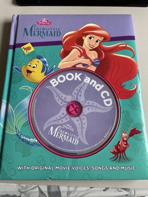 WALT DISNEY'S ** THE LITTLE MERMAID ** Audio CD & Book - Original ...