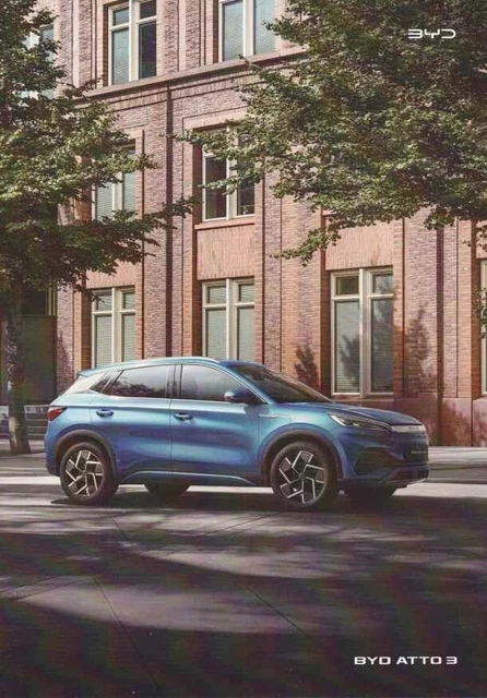 CATALOGUE BROCHURE BYD Atto 3, 2022, Anglais / English Mondial ...